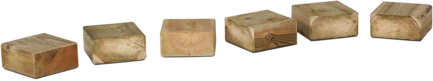 Millhouse Wooden Stepping Blocks Set of 4 for Balance & Co-ordination ...