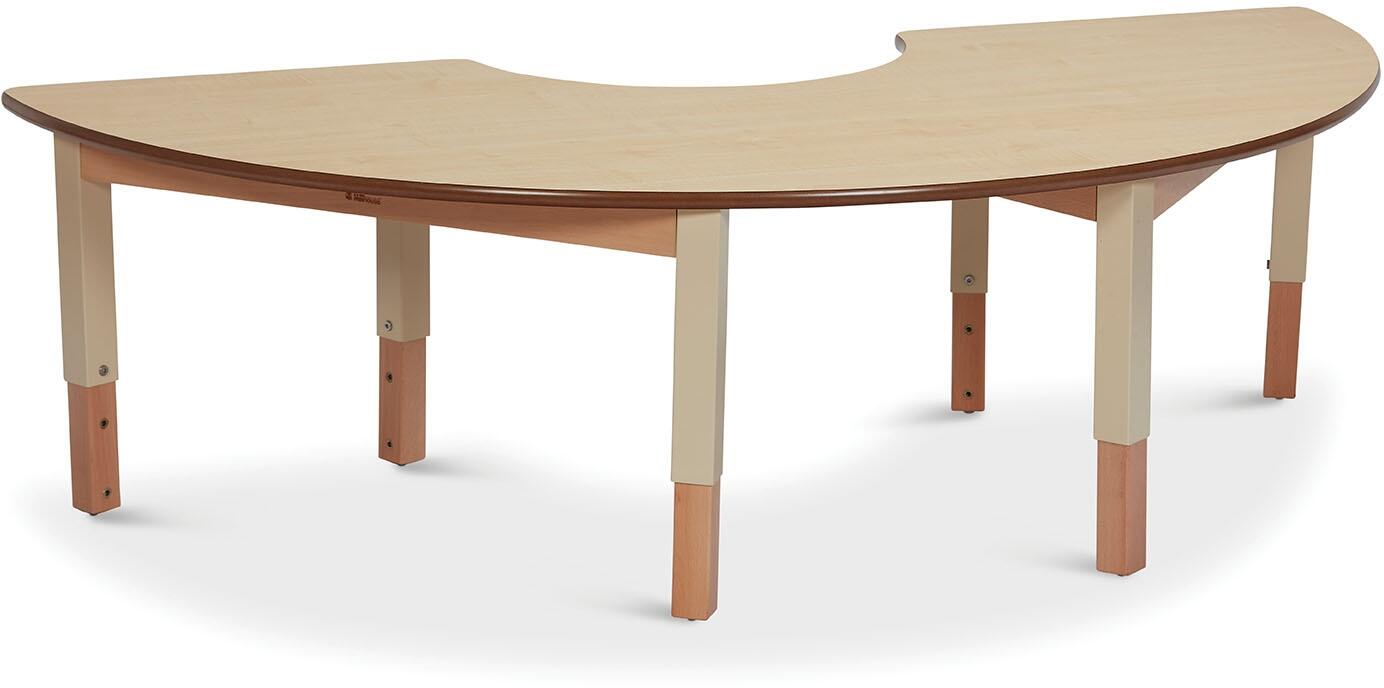 Millhouse Semi Circle Table Height Adjustable