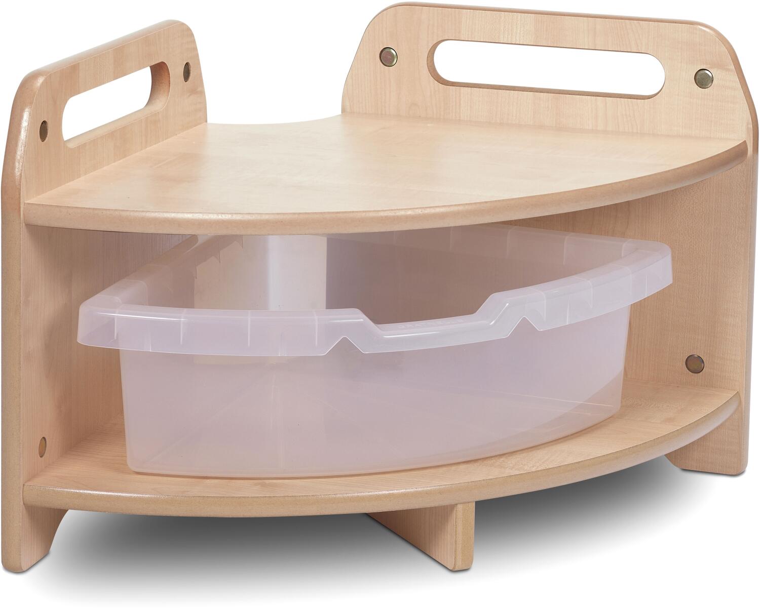 Millhouse Low Level Corner Unit with Clear Tub - W500xD500xH430mm ...