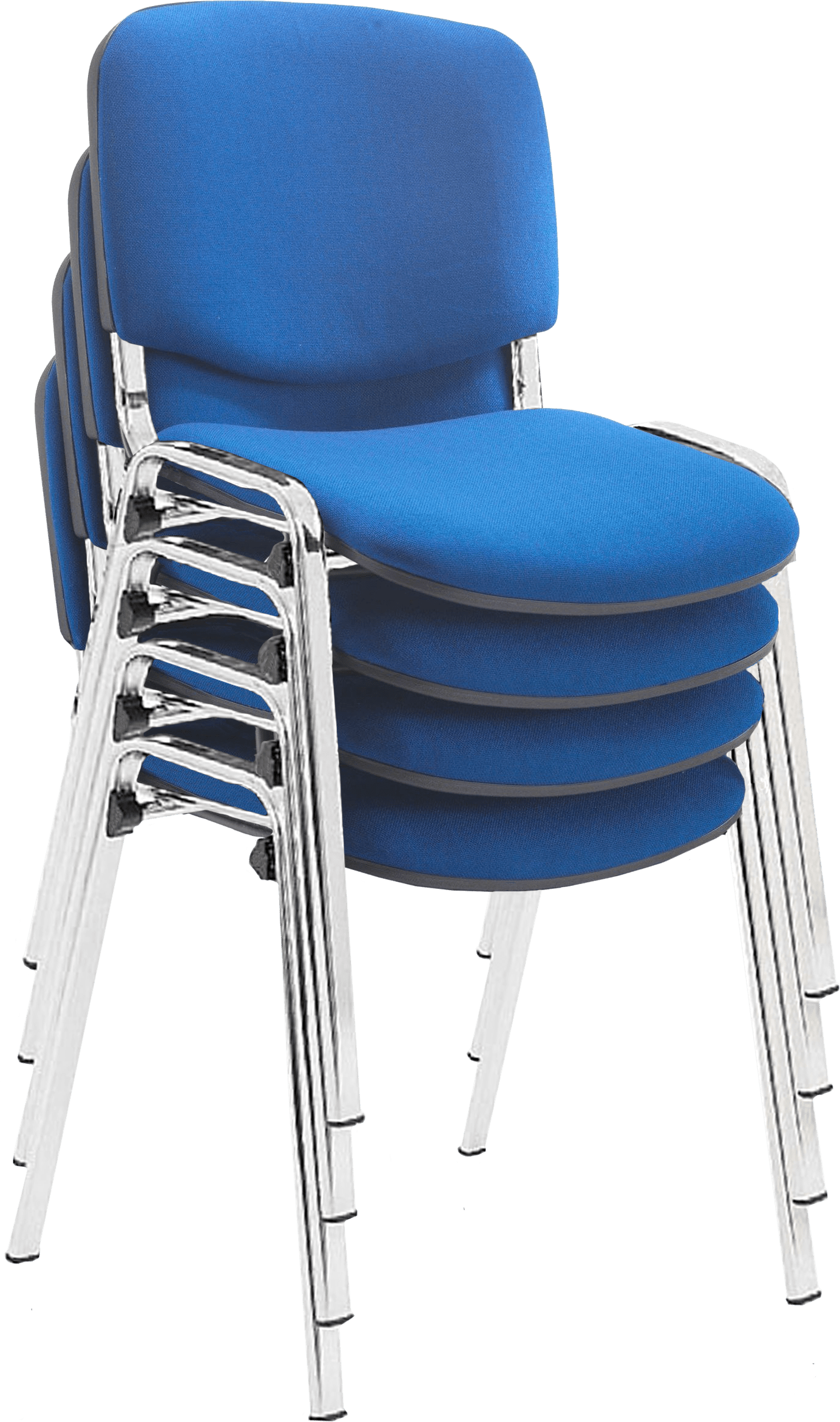 Box of Four Dams Taurus Chrome Frame Stacking Chairs - Just For Schools