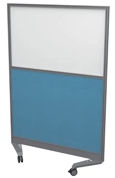 TC Mobile Floor Standing Half Glazed Screen - 800 x 1800mm Details ...